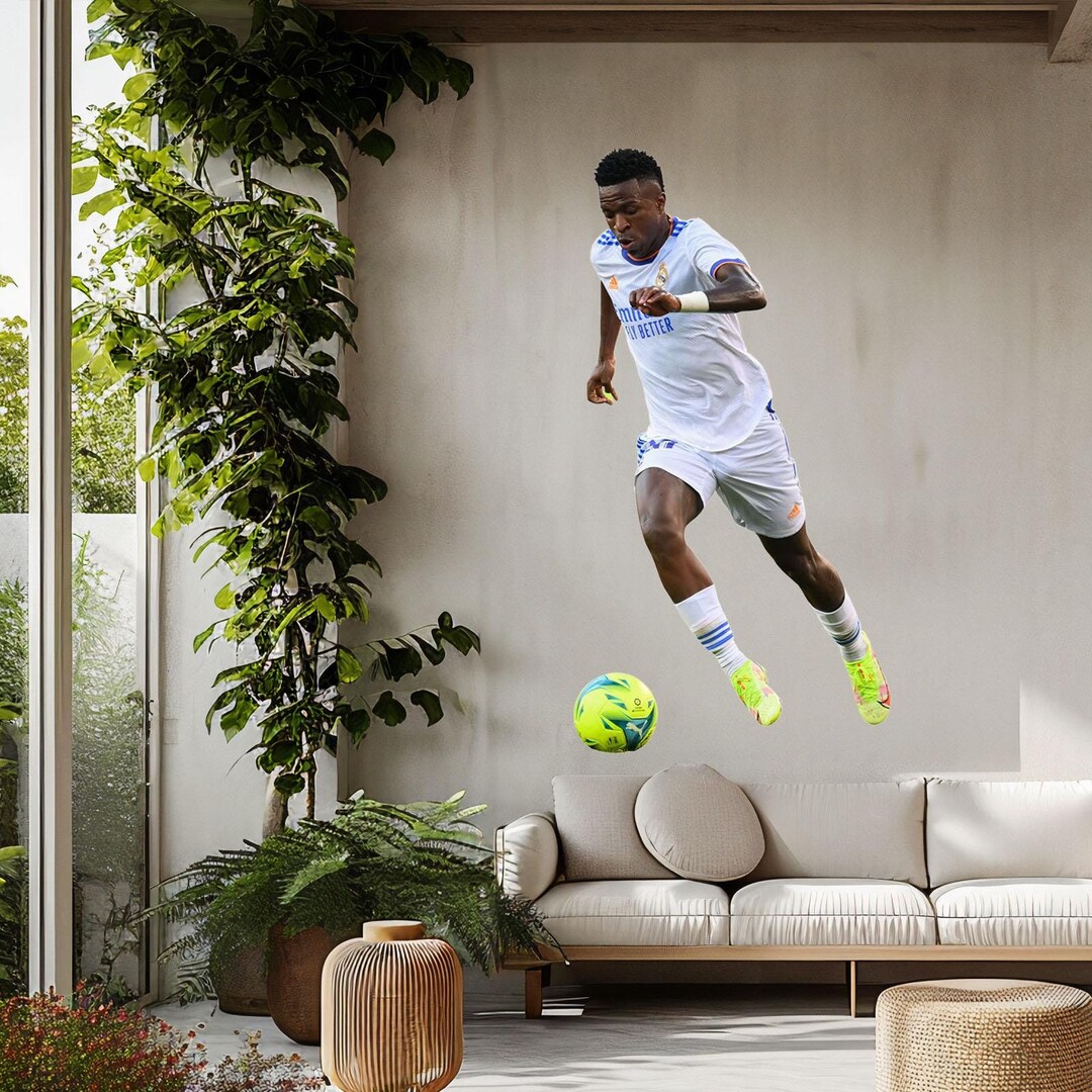 Vinicius Junior Wall Decals for Kids Room Wall Sticker Vinicius Kids ...