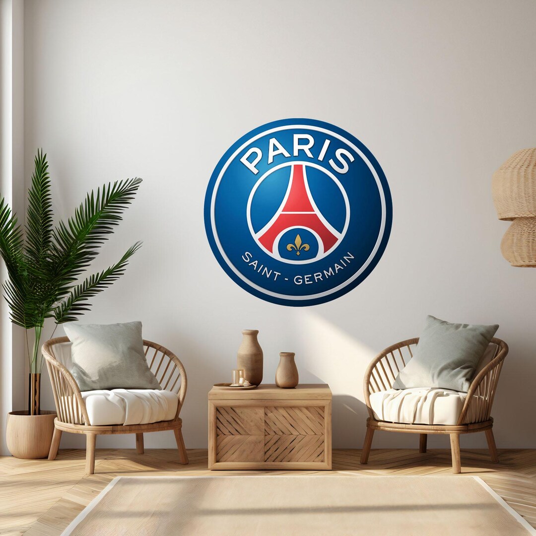 Paris Saint-germain PSG Wall Decals Football Wall Stickers for Kids ...
