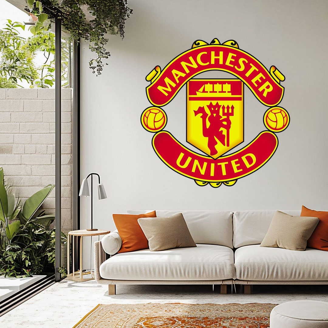 Manchester United Wall Decals for Kids Room Wall Sticker Kids Room ...