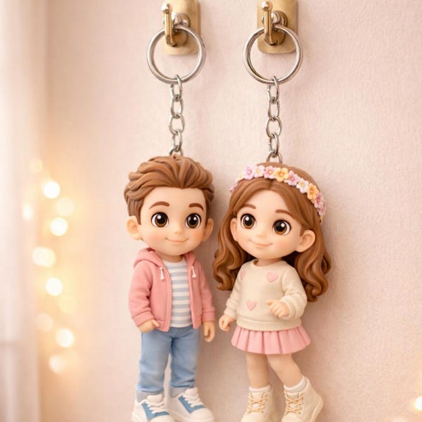 Custom Key Chain Figure - Etsy