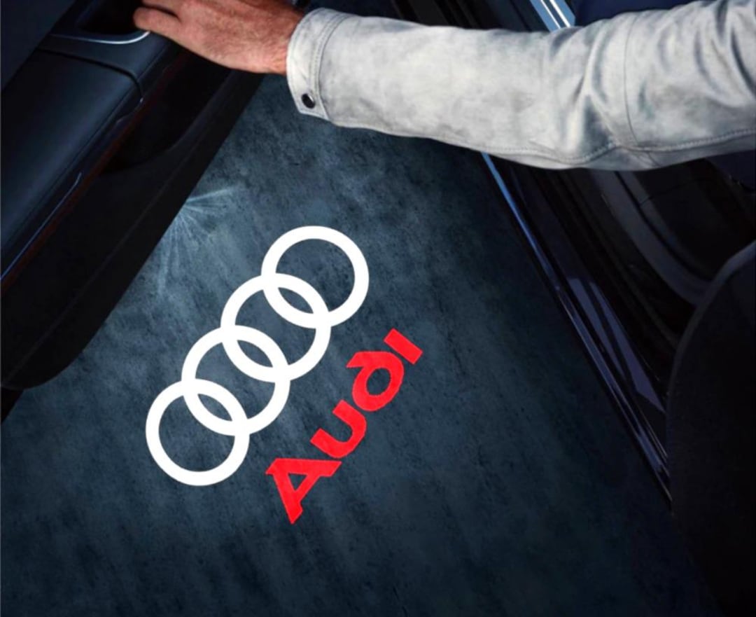 2X Car Led Door Light Welcome Courtesy Projector HD Logo for ALL AUDI ...