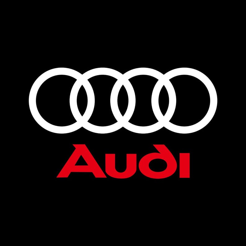 2X AUDI LED Door Welcome Courtesy Projector Lights – Ultra HD, No Fade ...