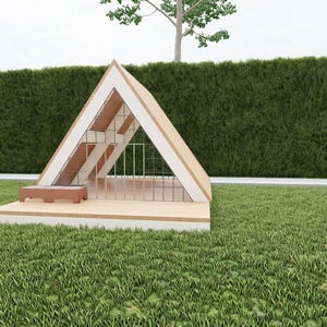 A Frame Dog Kennel Small-medium - Dog House Plan- 1.50meters X 2 ...