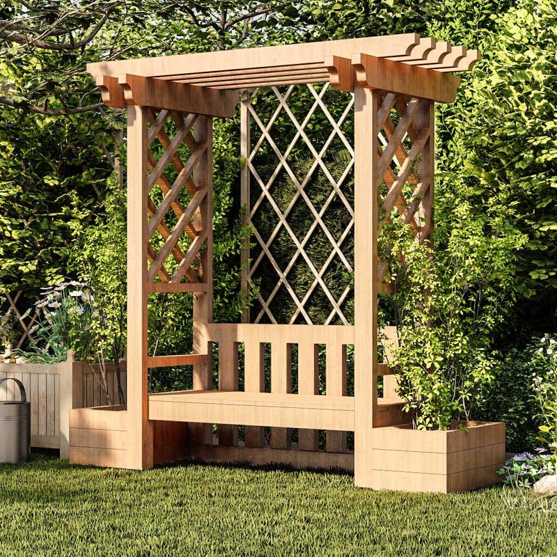 Garden Arbor Bench - Etsy