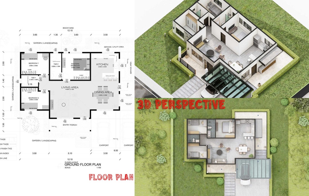 2d to 3d Floor Plan - Making Your 2d Plans - Sketch to 3d Presentation ...