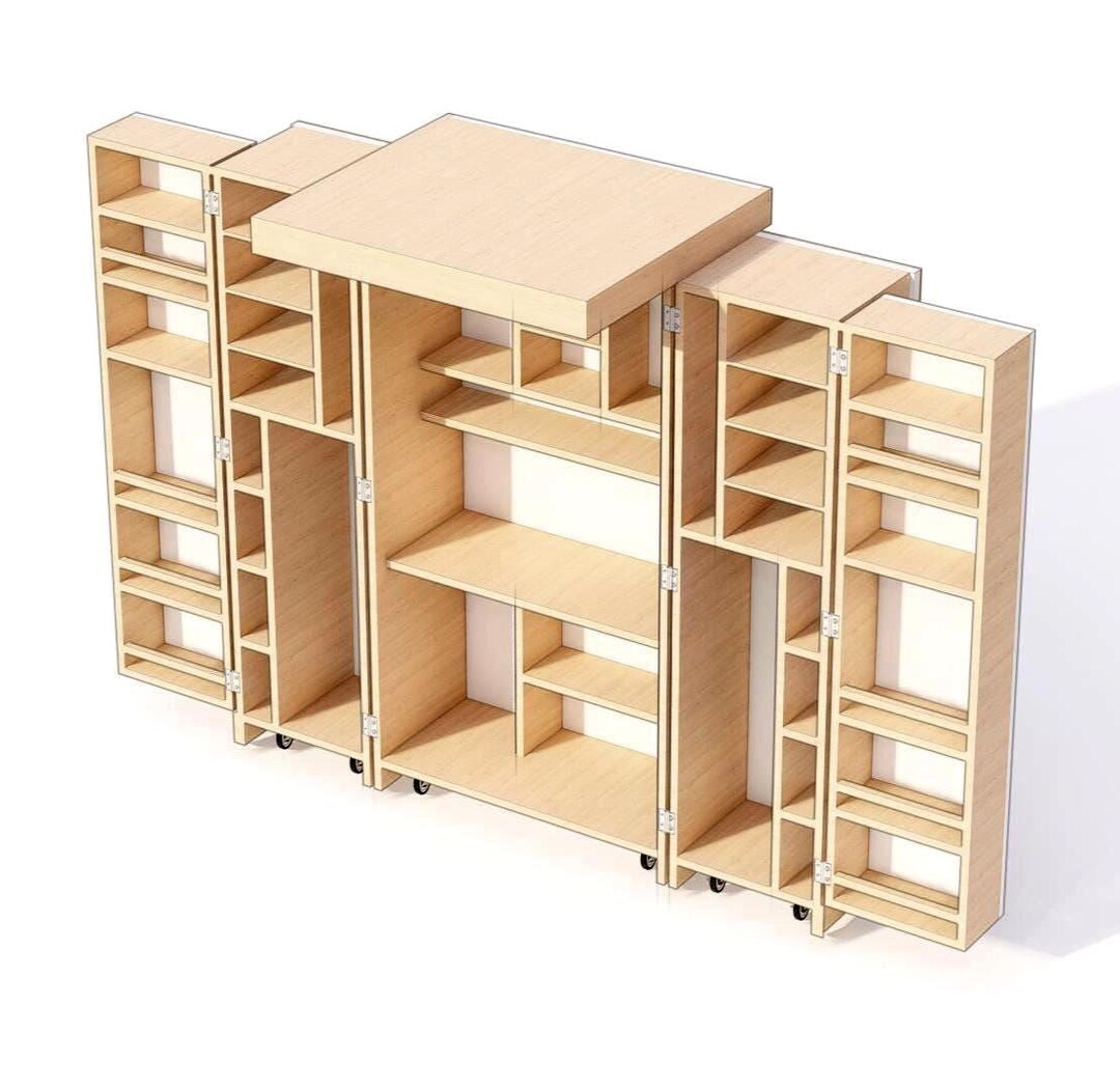 DIY Expandable Craft Cabinet: Mobile Workstation Storage - Imperial ...