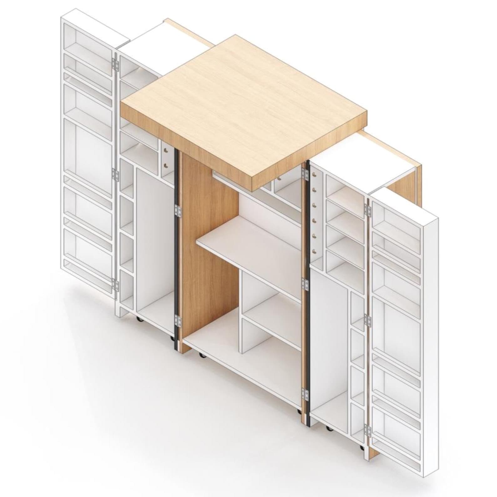 DIY Expandable Craft Cabinet: Mobile Workstation Storage - Imperial ...