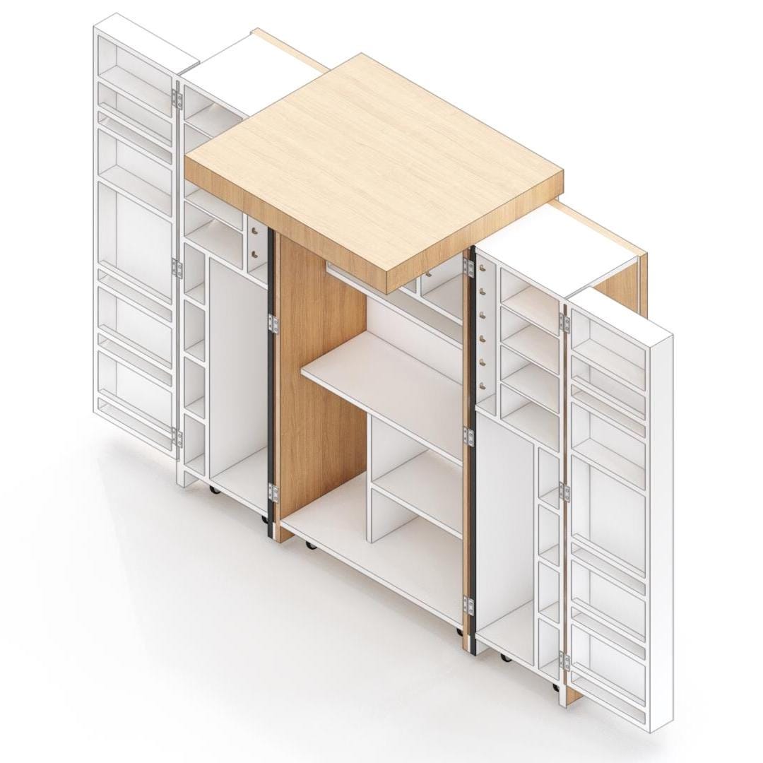 DIY Expandable Craft Cabinet: Mobile Workstation Storage - Imperial ...