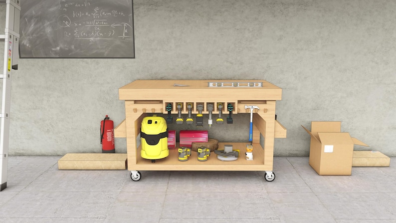 DIY Workbench Plans | Diy Plans | Pdf Plan | Instant Download ...
