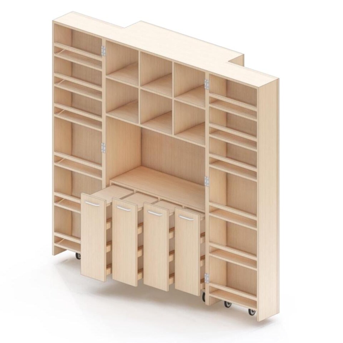 DIY Expandable Craft Cabinet: Mobile Workstation Storage (digital PDF ...