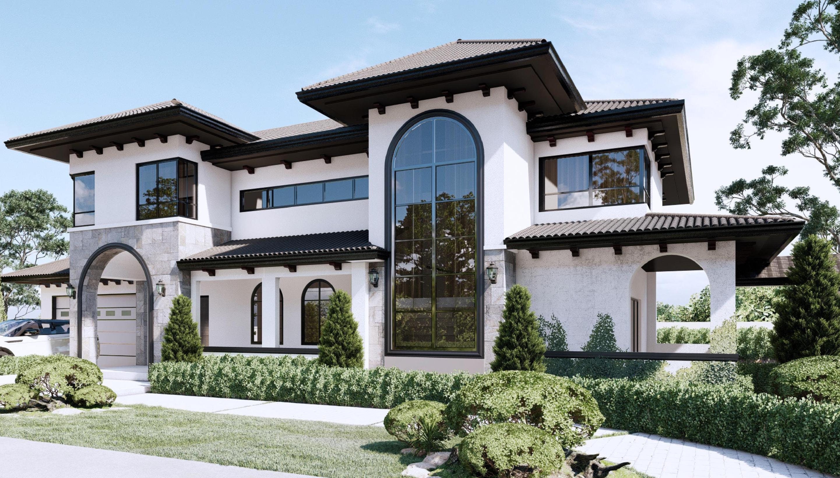Custom Exterior Design - Image Rendering Service, Realistic Perspective ...