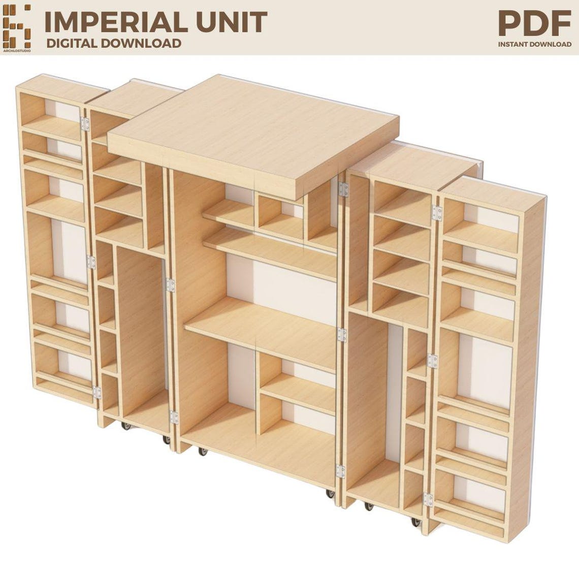 DIY Expandable Craft Cabinet: Mobile Workstation Storage - Imperial ...