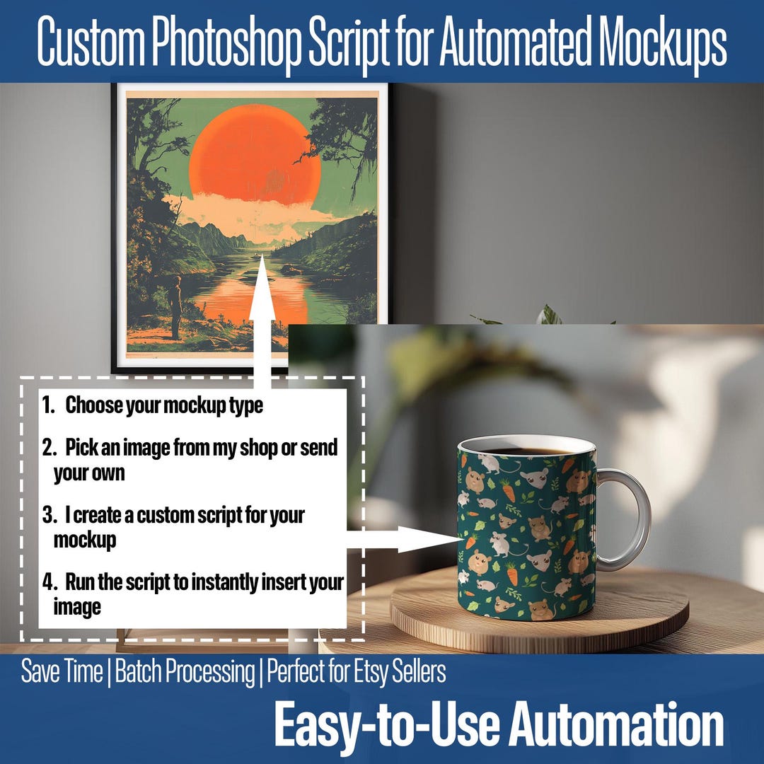 Service Custom Photoshop Script on Request for Batch Mockups | Automate ...