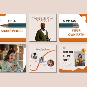 Educator Social Media Template, Instagram Posts, Educational Instagram ...