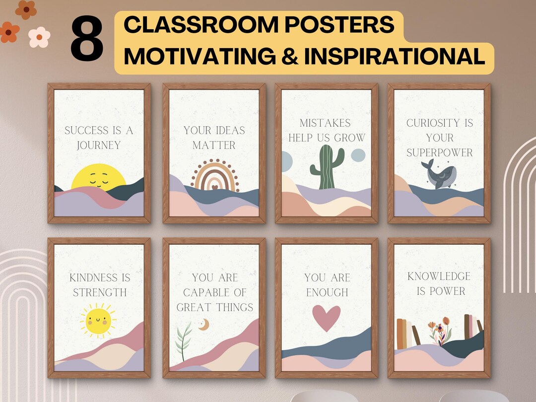 Classroom Posters, Inspirational Posters, Classroom Decor, Classroom ...