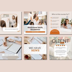Educator Social Media Template, Instagram Posts, Educational Instagram ...