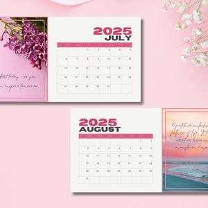 2025 Calendar Printable for Teachers Wall Calendar Motivational 2025 ...