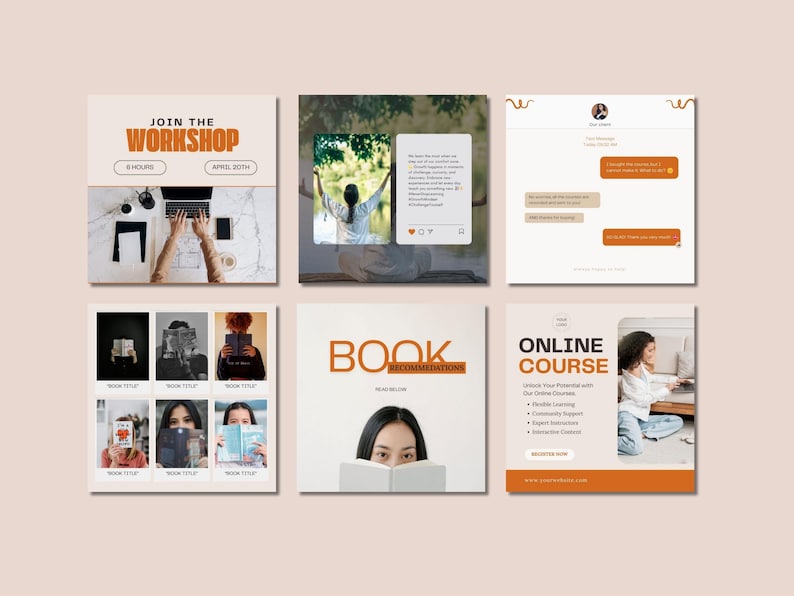 Educator Social Media Template, Instagram Posts, Educational Instagram ...