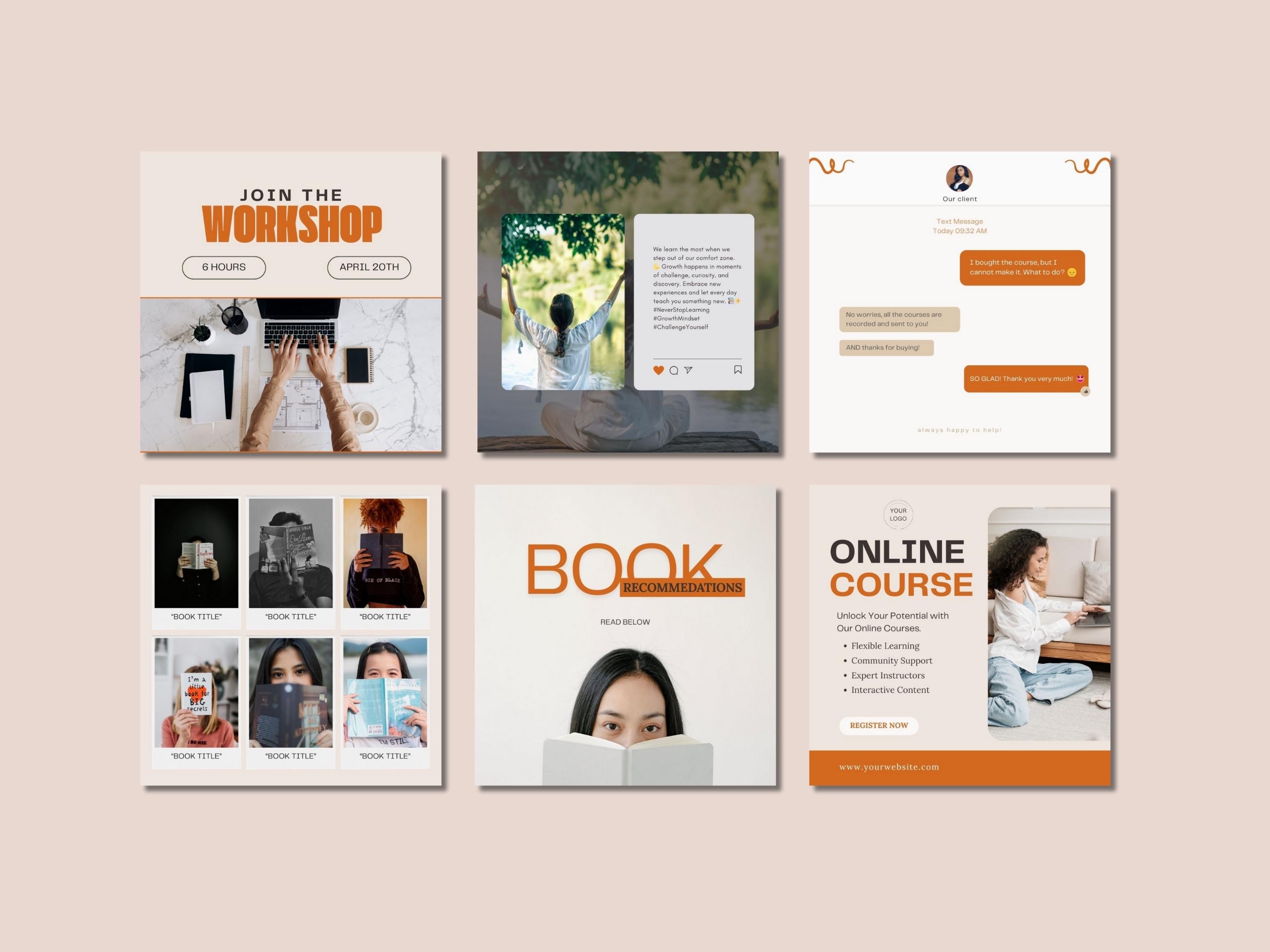 Educator Social Media Template, Instagram Posts, Educational Instagram ...