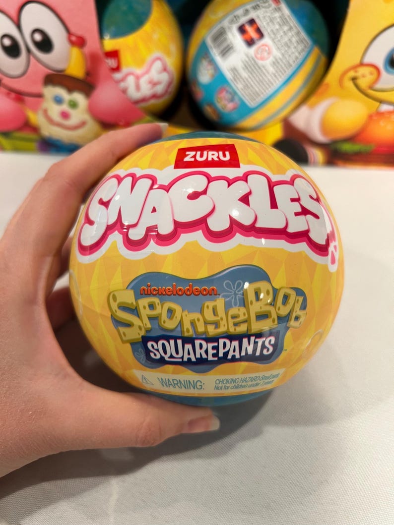 Snackles Spongebob Squarepants. SURPRISE Capsule, 4 to Collect ...