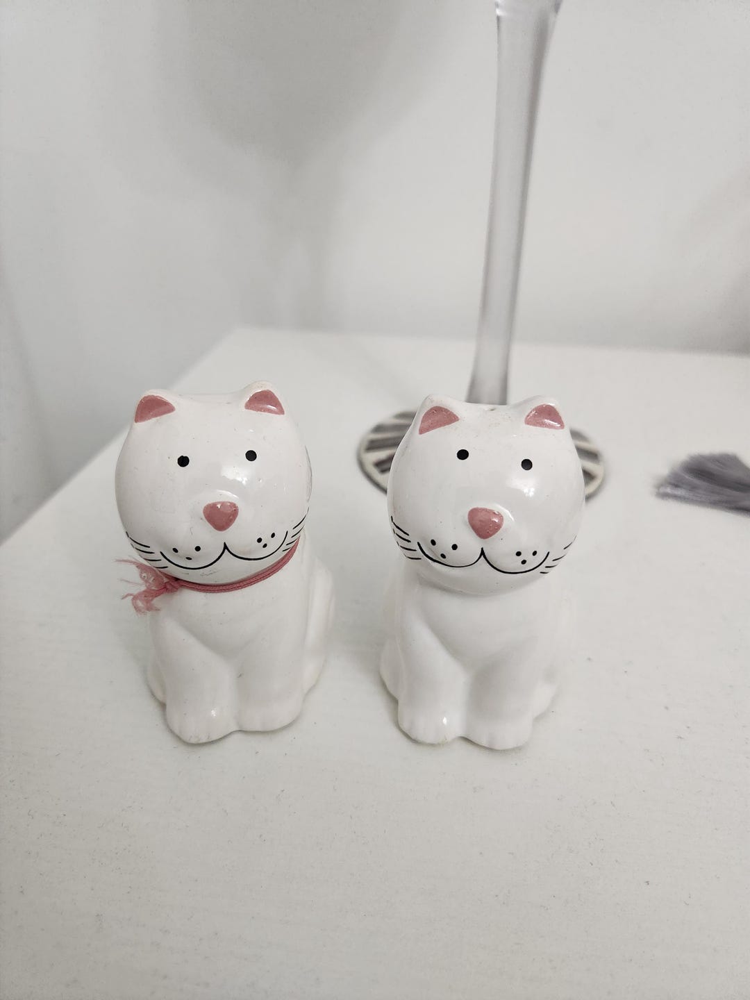 Vintage Cozy Cats Salt & Pepper Shaker Set - Etsy