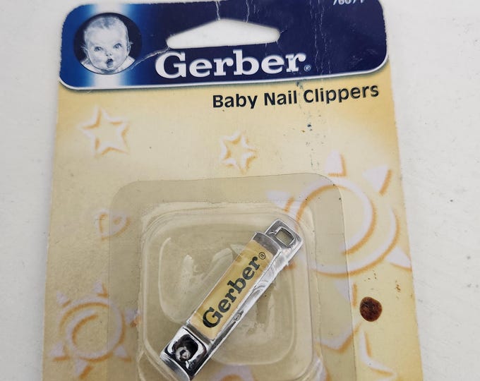 Vintage Gerber Baby Nail Clippers Still in Package. 2004. - Etsy