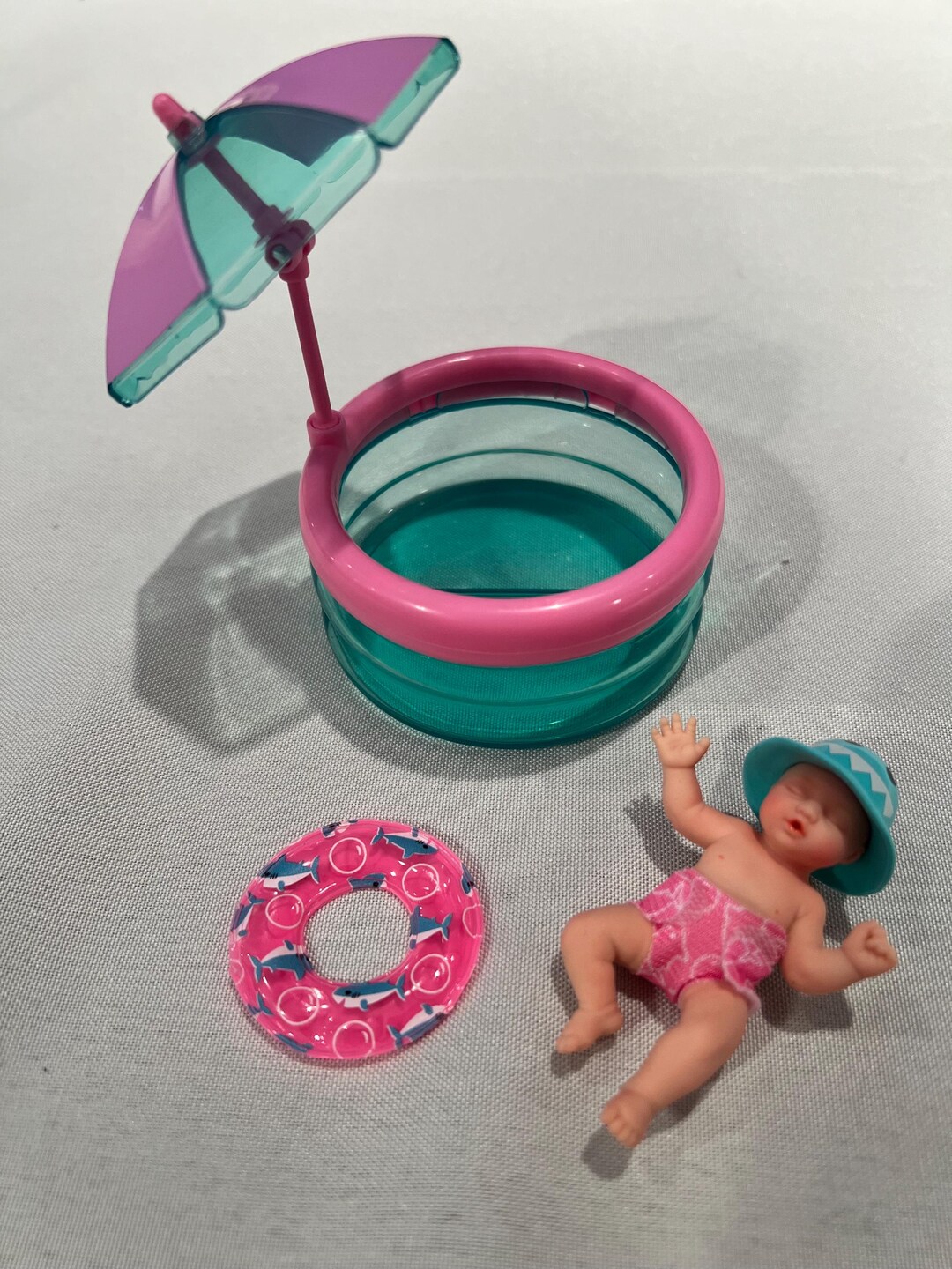Mymini Baby Series 2 Silicone Baby With Mini Pool Figurine - Etsy