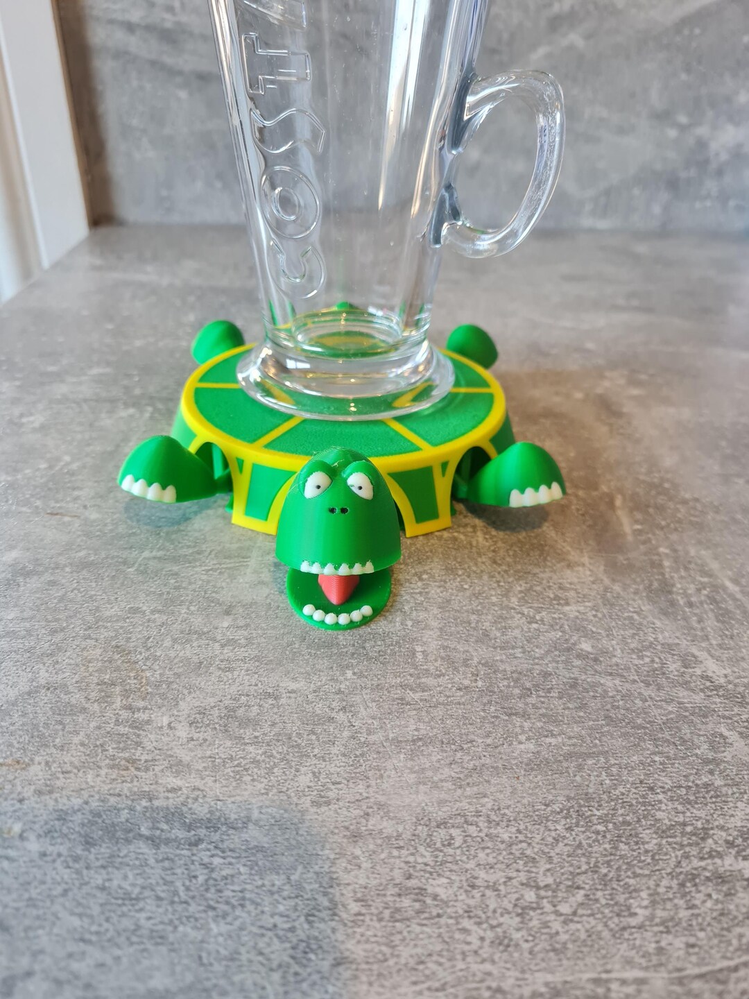 Shocked Turtle Coaster - 3D Printed Turtle Coaster Drinks Holder for ...