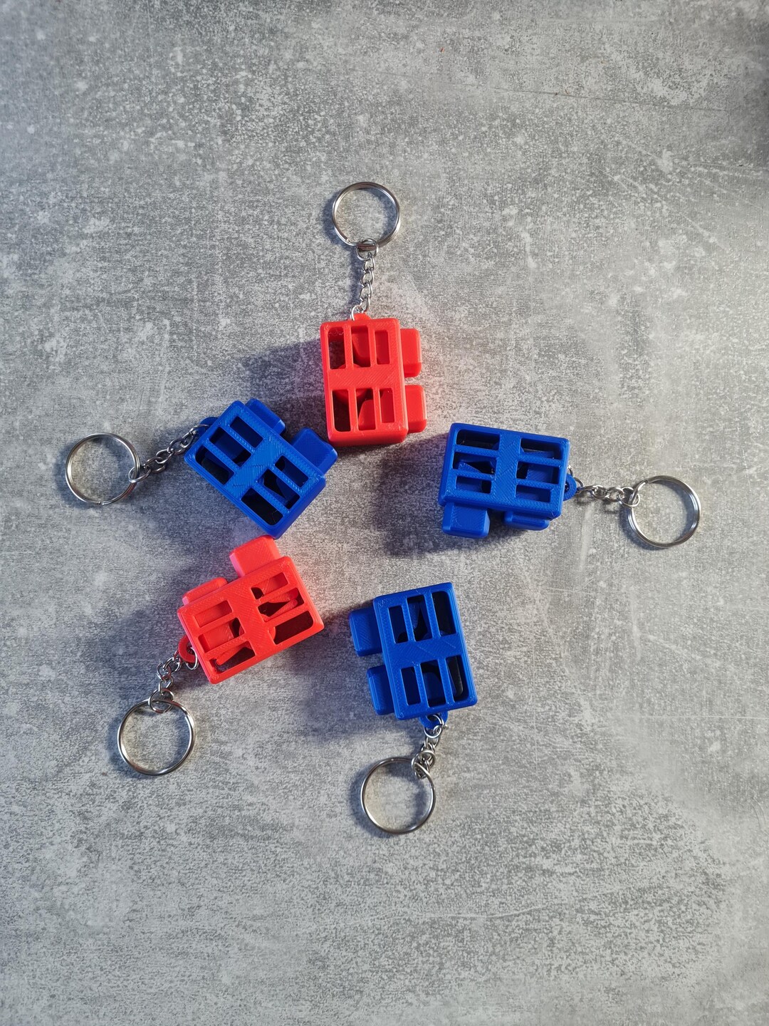 3D Printed Fidget Clicker Keychain – Stress Relief Toy, Pocket-sized ...
