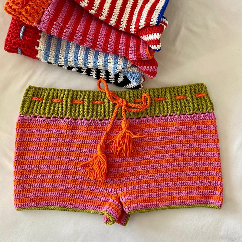 Micro Shorts Red - Etsy
