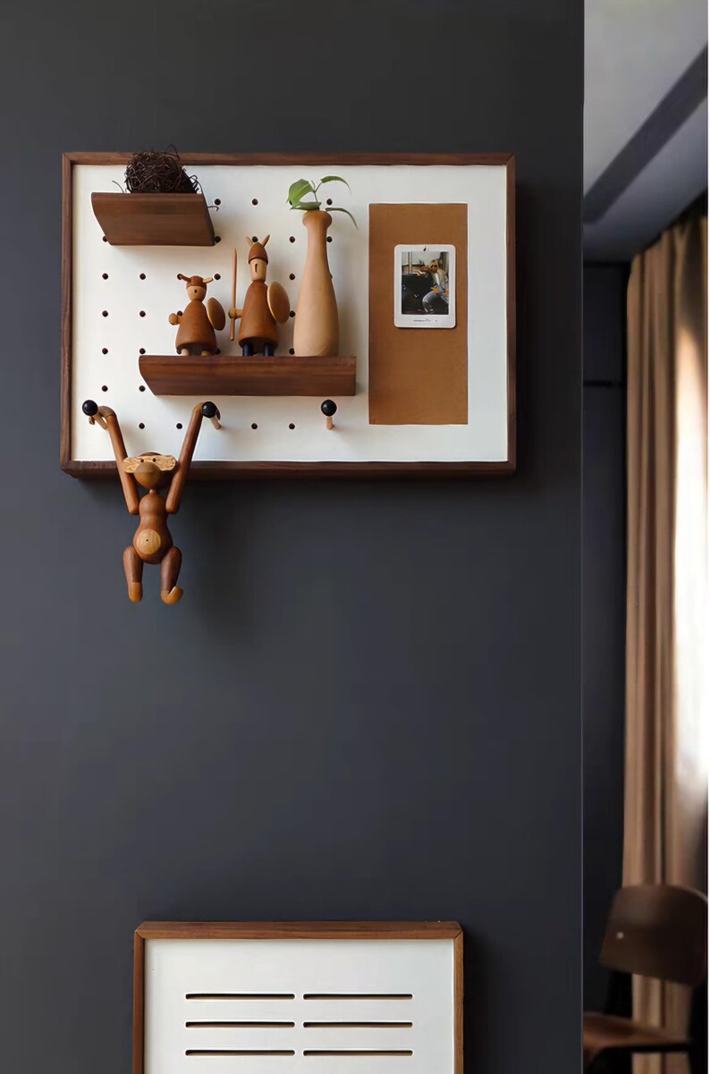 Walnut Electricity Meter Box Cover, Wooden Wall Cover Decor, Wooden ...