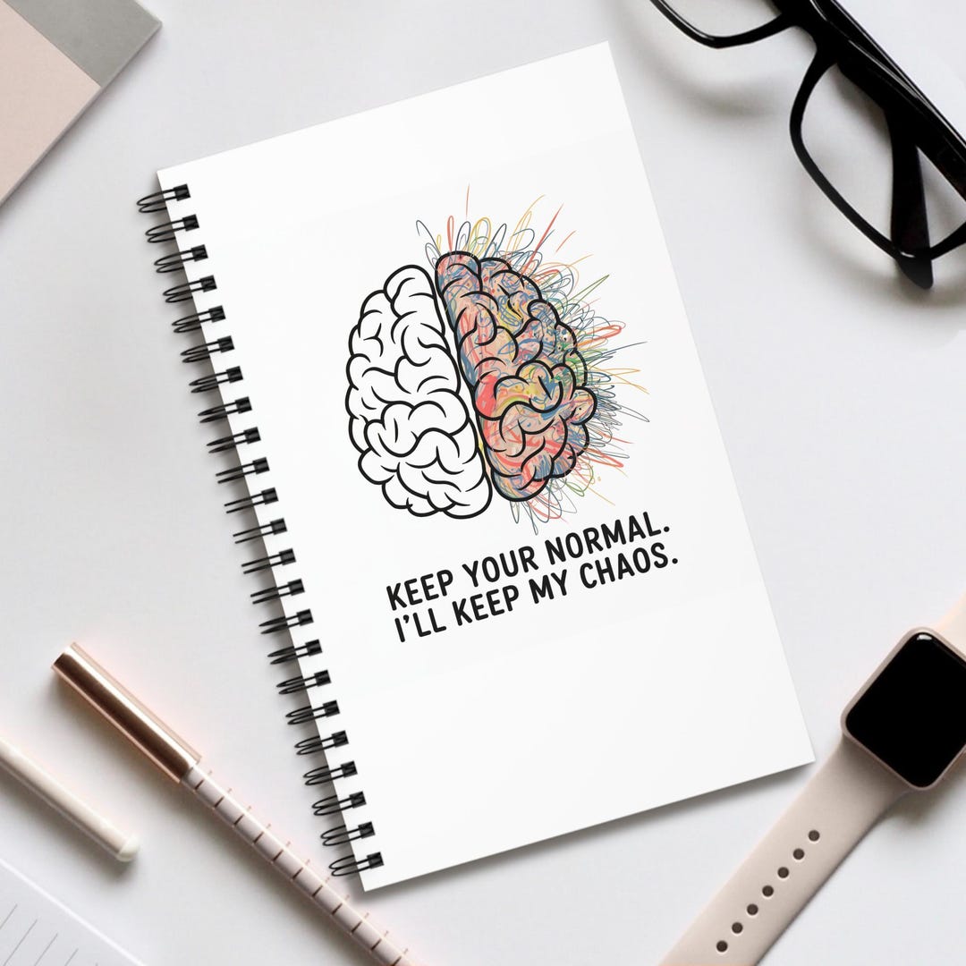 Neurodiversity Spiral Journal, ADHD Autism Gift - Etsy