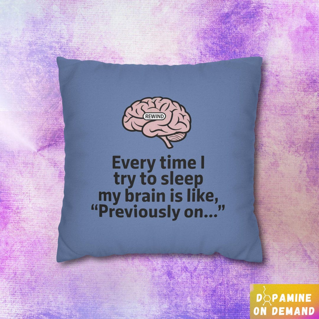 PTSD Present, Anxiety Gift, Insomnia Gift, Bipolar Gift, Pillow Case ...