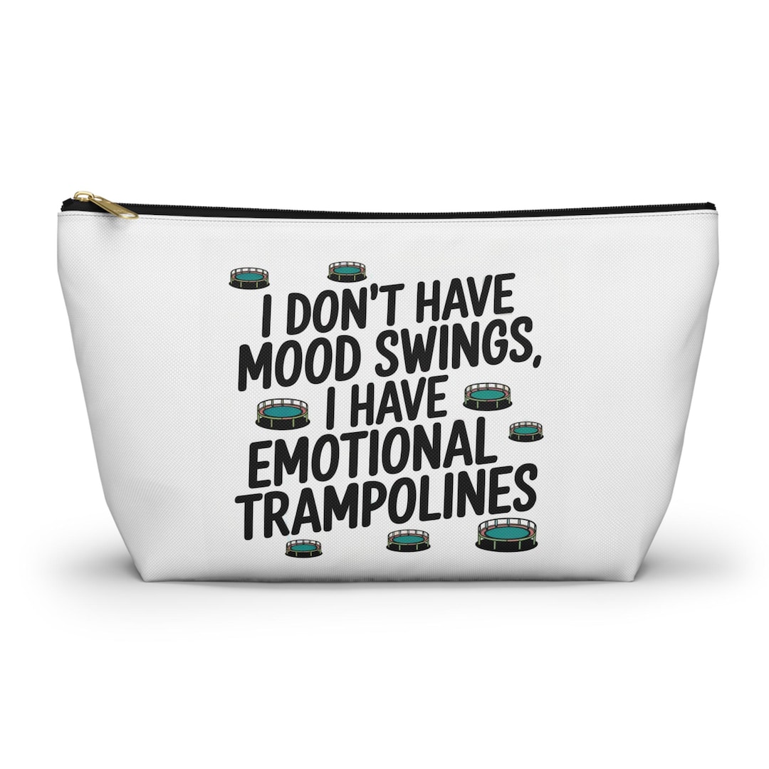 Borderline Gift, Bipolar Present, Mental Health, Anxiety Gift, Pouch "i ...