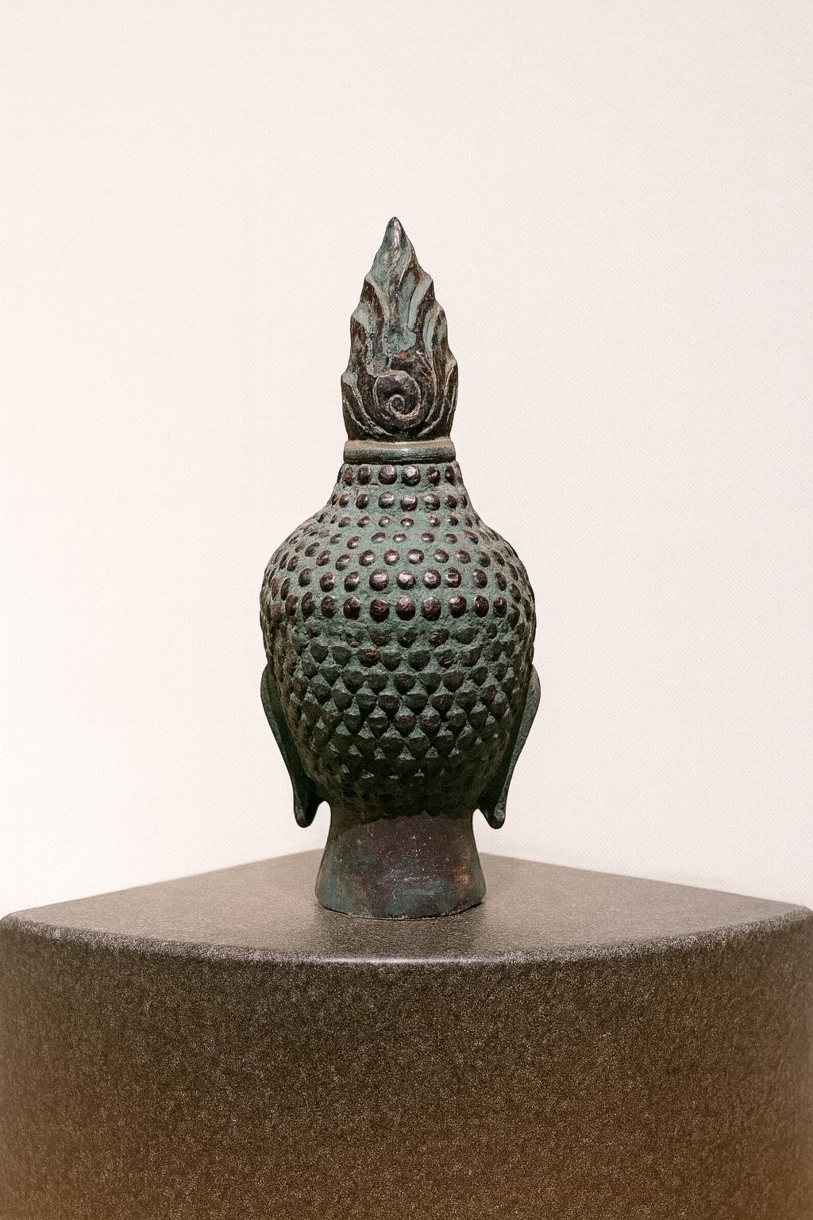Small Buddha Head Statue, Miniature, Unique, Bronze Statue, Mini Buddha ...