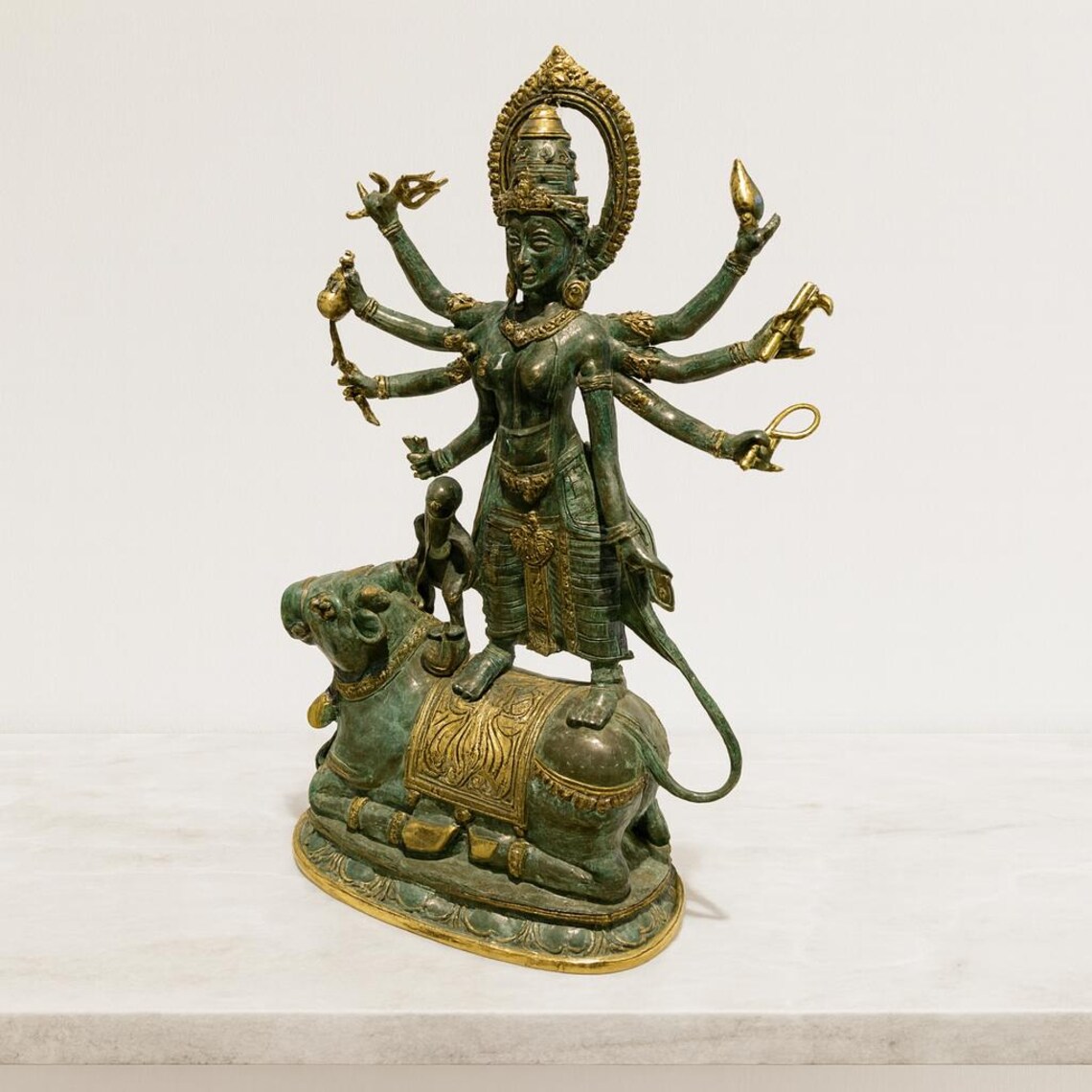 Goddess Mahakali Statue 16", Kali Statue, Kali 8 Arms, Lord Statue ...