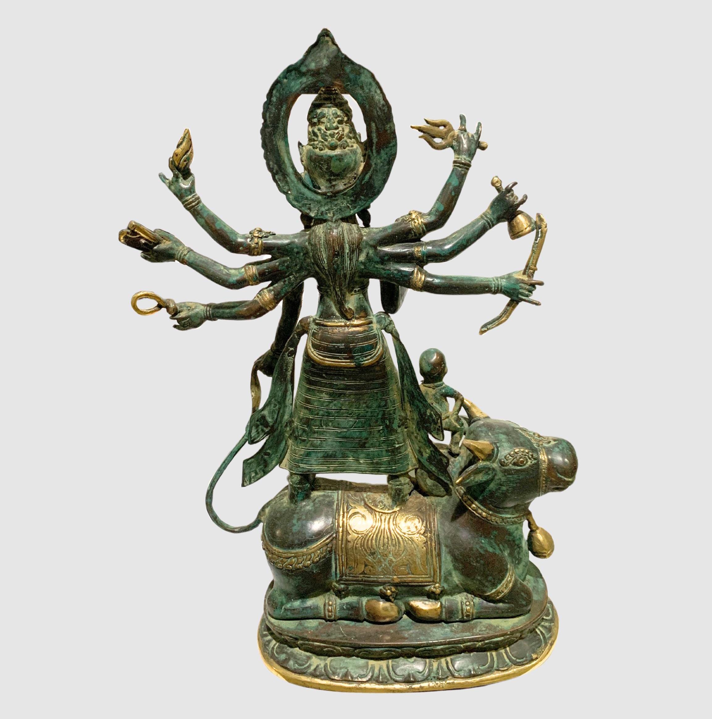 Goddess Mahakali Statue 16", Kali Statue, Kali 8 Arms, Lord Statue ...