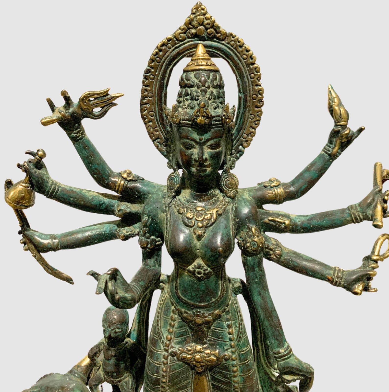 Goddess Mahakali Statue 16", Kali Statue, Kali 8 Arms, Lord Statue ...
