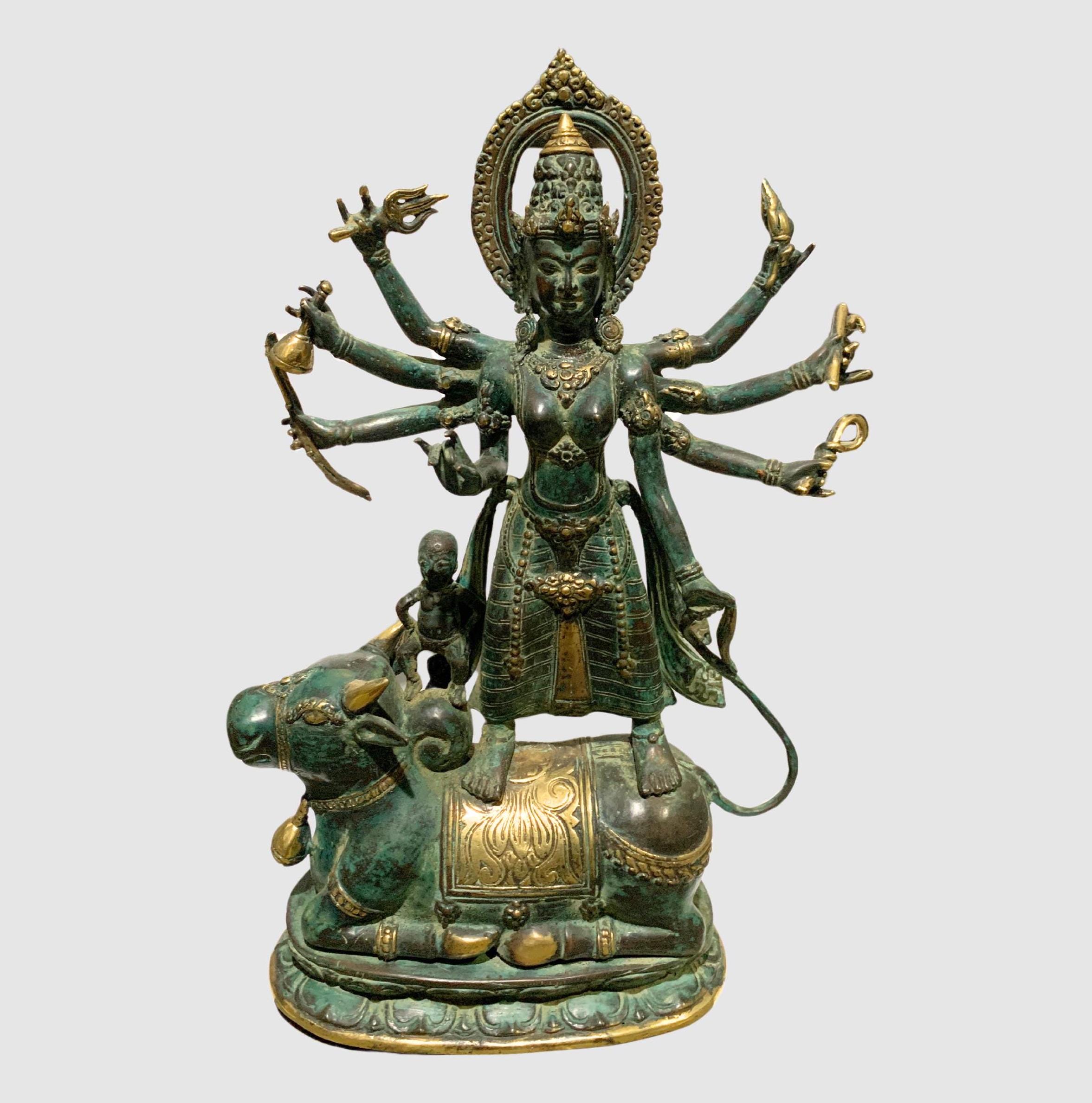 Goddess Mahakali Statue 16", Kali Statue, Kali 8 Arms, Lord Statue ...