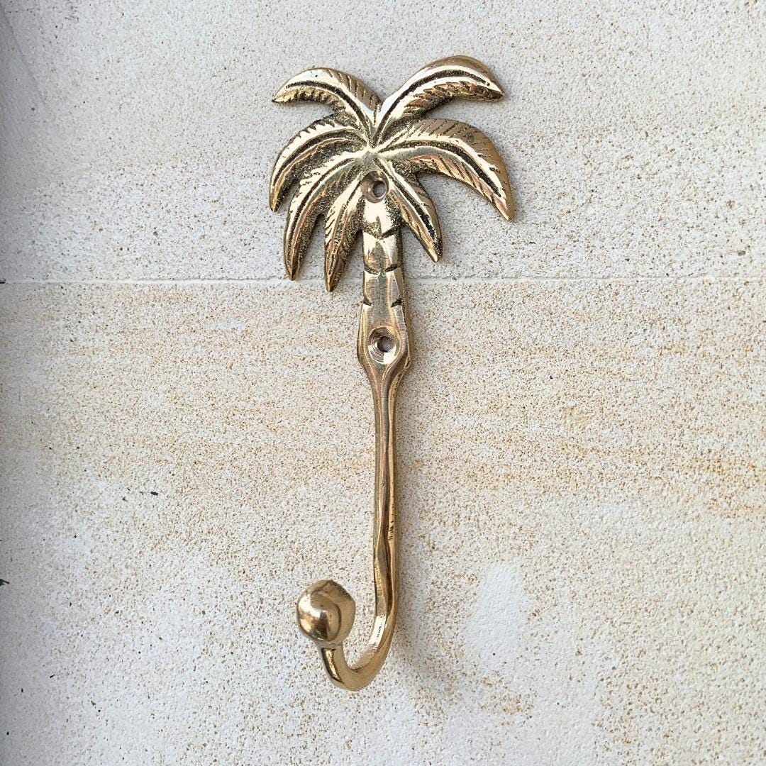 Bronze Palm Hook, Hook Bronze, Tree Hook, Wall Decor, Wall Art, Room ...