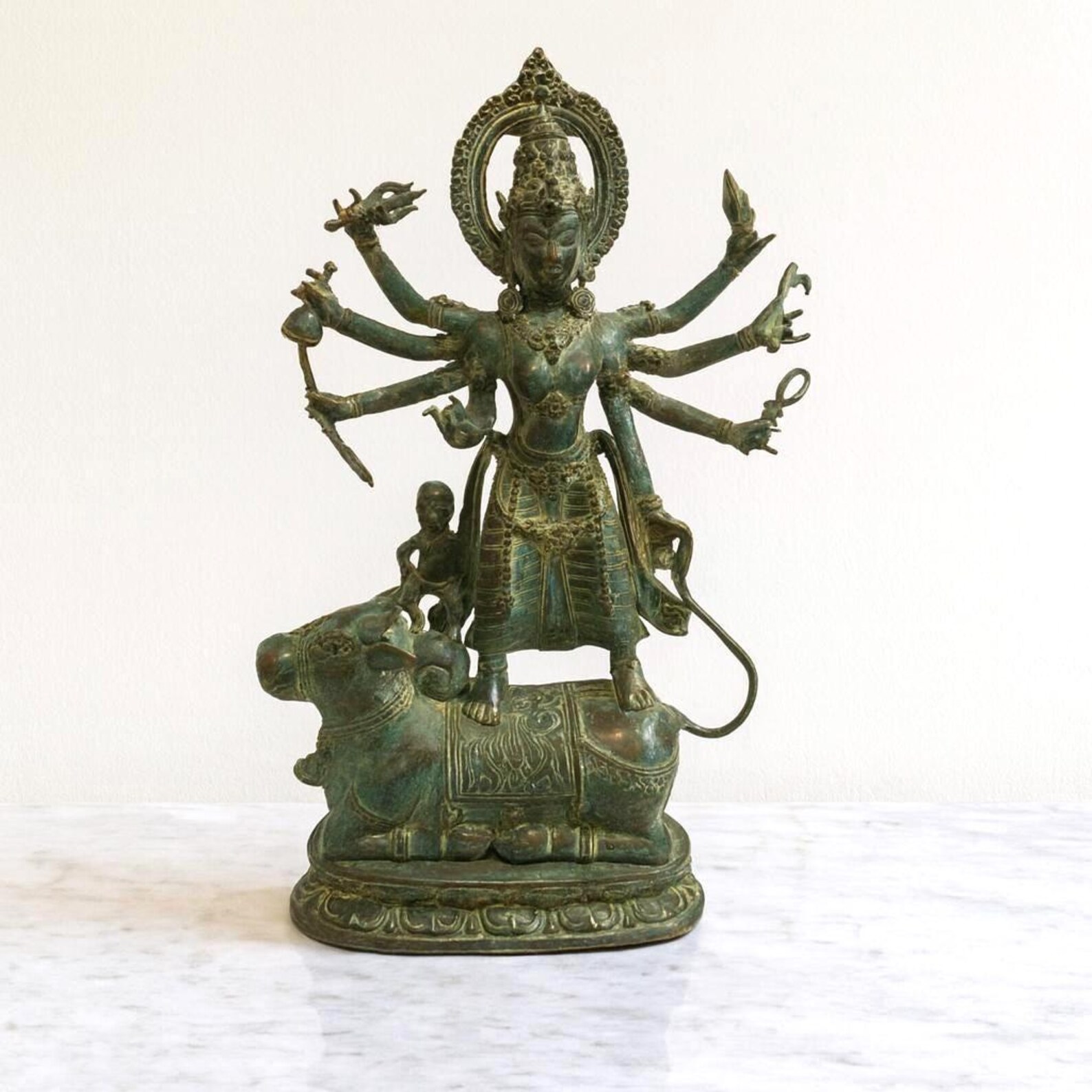 Goddess Mahakali Statue 16", Kali Statue, Kali 8 Arms, Lord Statue ...