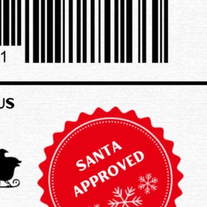 Personalized Santa Mail Poster - Official North Pole Delivery ...
