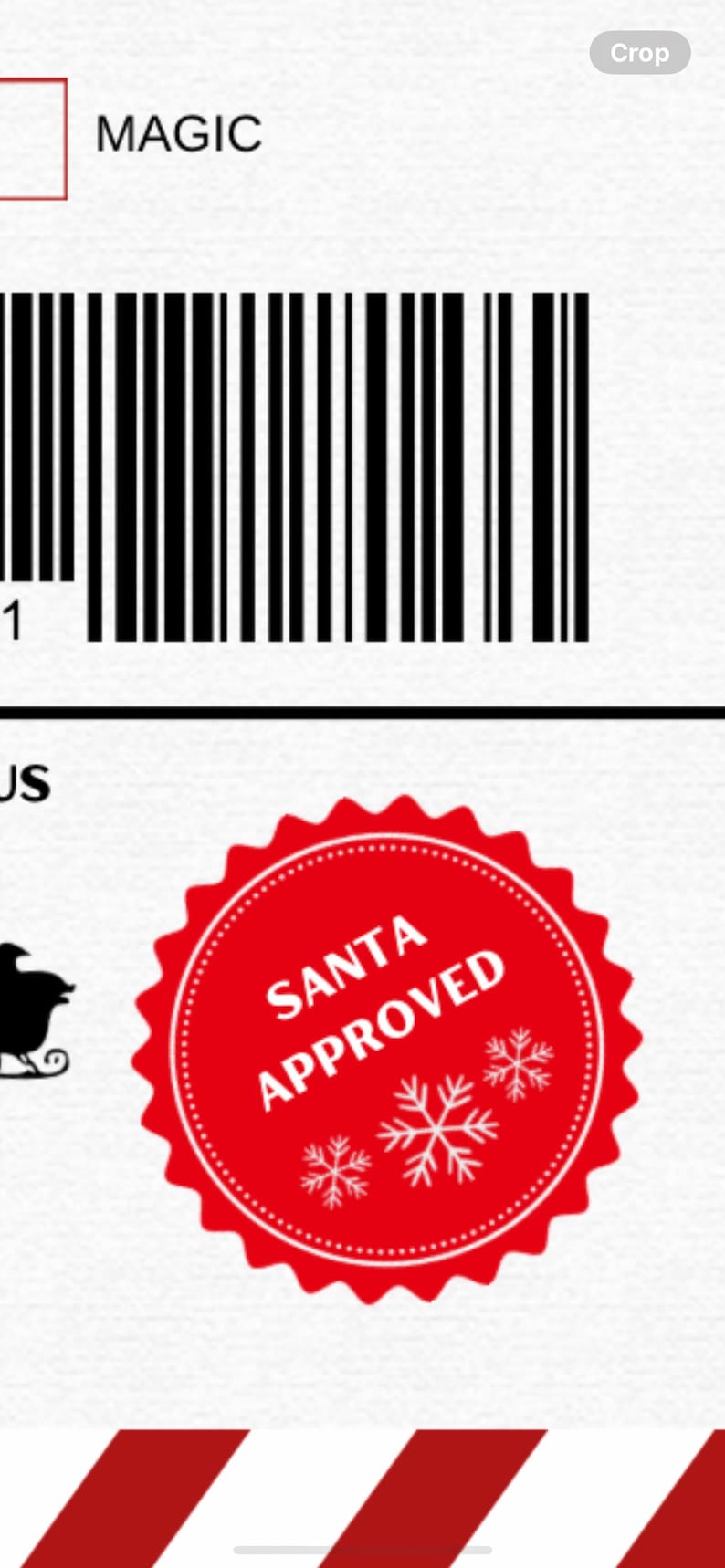 Personalized Santa Mail Poster - Official North Pole Delivery ...