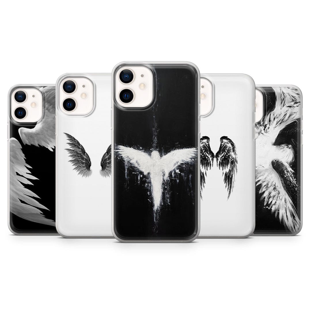 Angel Wings Phone Case God Angelic Heaven Cover for iPhone 16, 15, 14 ...