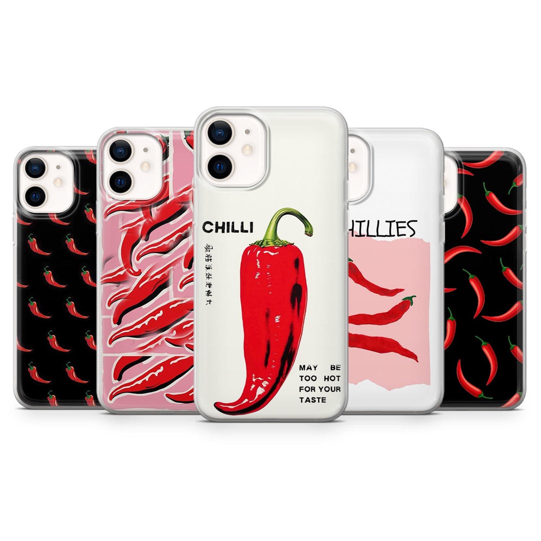 Red Chilli Phone Case Spicy Pepper Vegetable Cover for iPhone 17pro, 16 ...