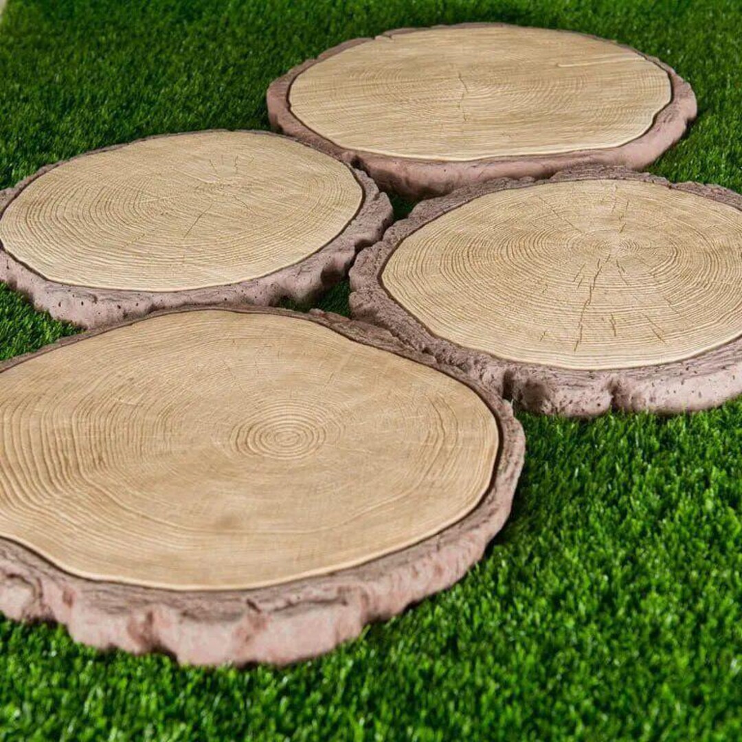 Cut a Tree - Plastic Mold for Concrete Paving Slabs and Garden Walkway ...