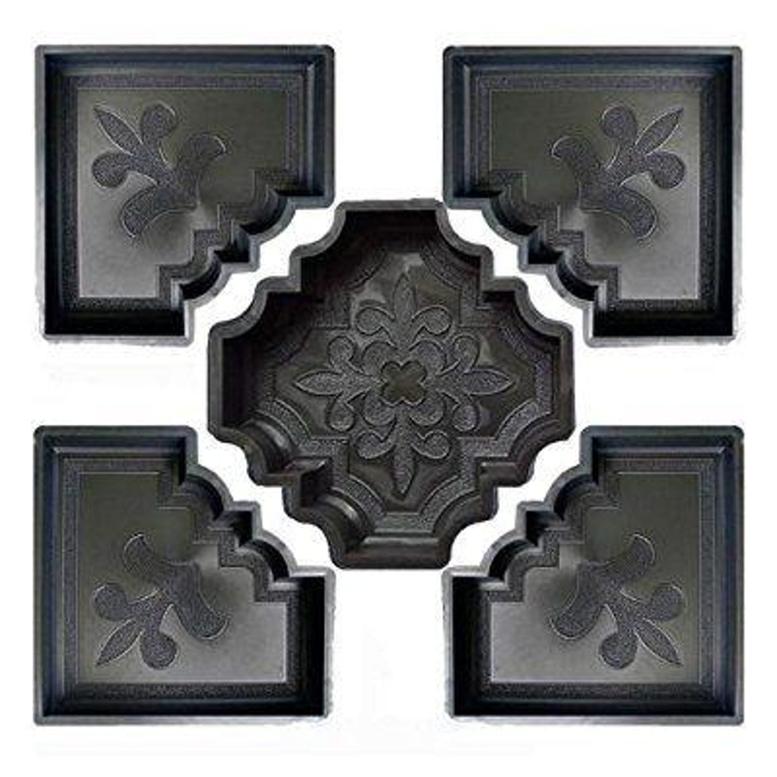 Clover - Plastic Mold for Concrete Paving Slabs and Garden Walkway or ...