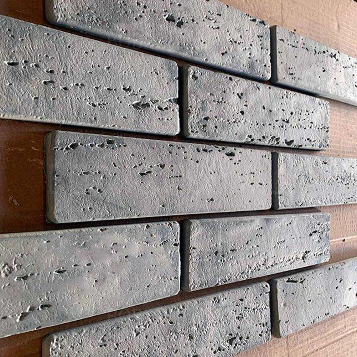 Travertine - SET 2 Rubber Molds – DIY Decorative Stone Tile Mold for ...