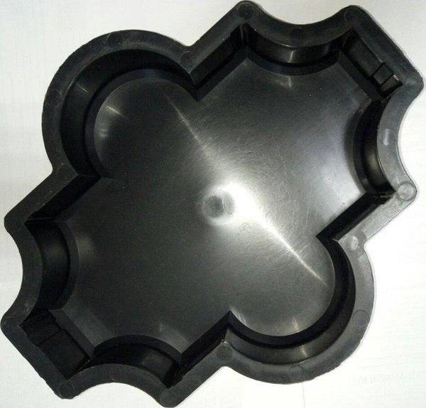 Clover - Plastic Mold for Concrete Paving Slabs and Garden Walkway or ...