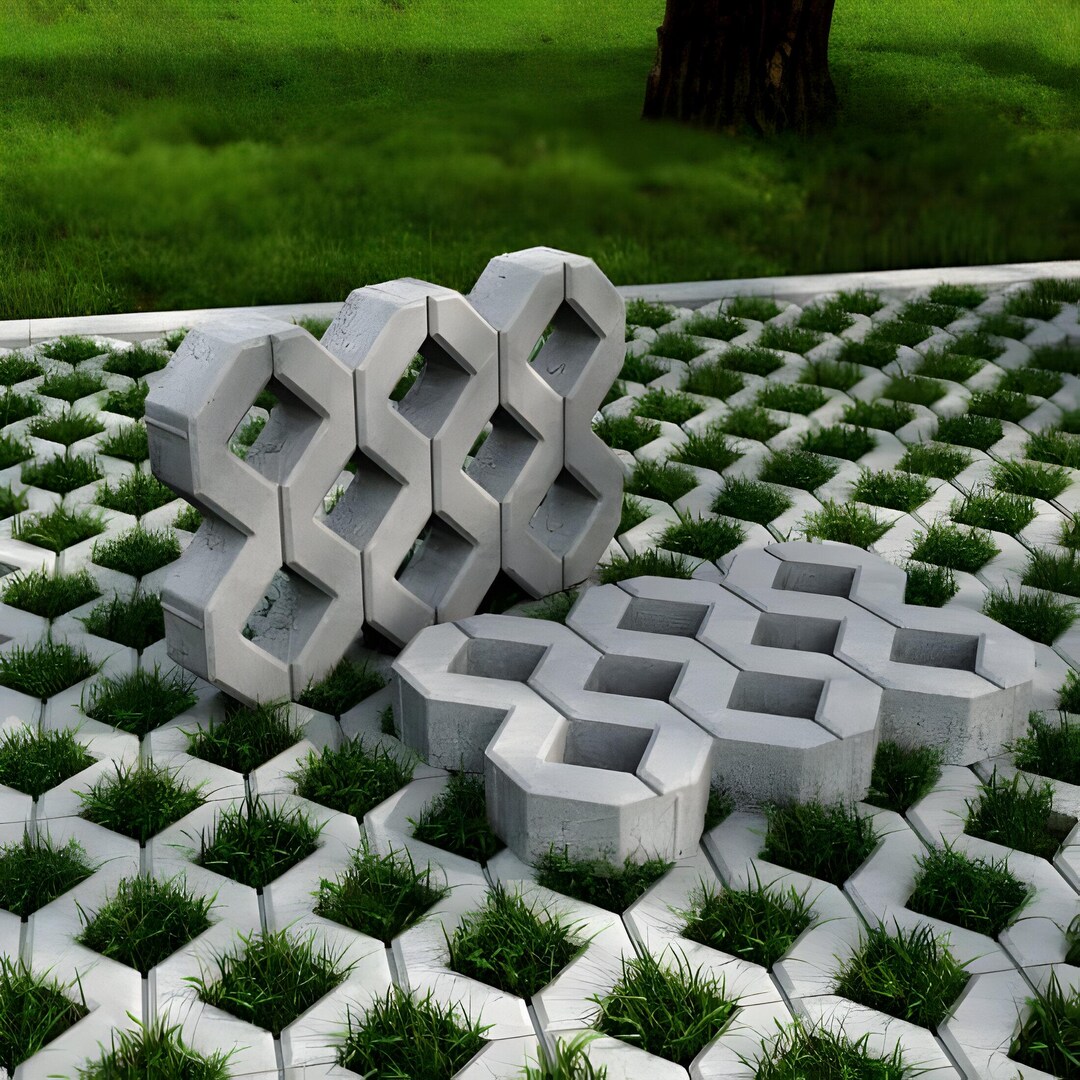 Eco Parking - Concrete Mold for Paving Slabs and Grass Pavers for ...